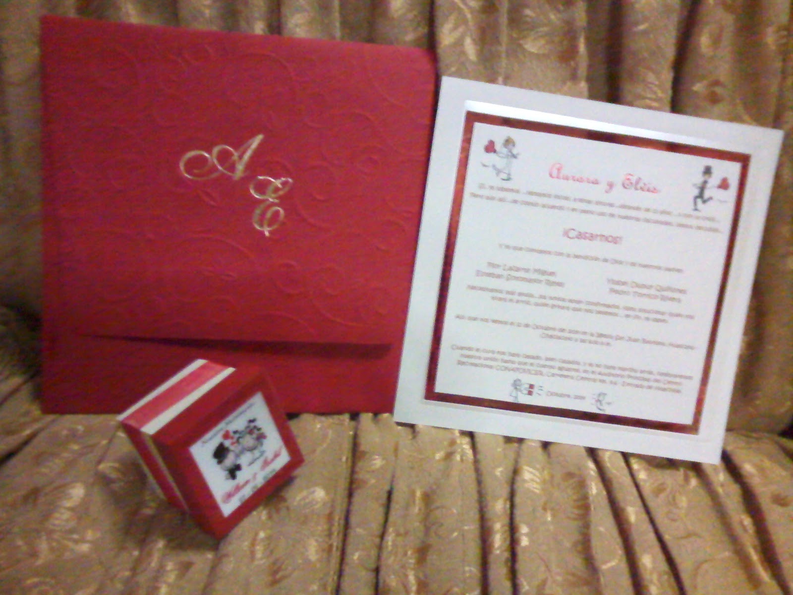 invitaciones y recuerdos en general